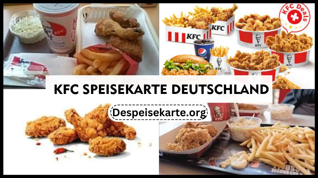 KFC Speisekarte Deutschland Aktualisierte Preise 2024